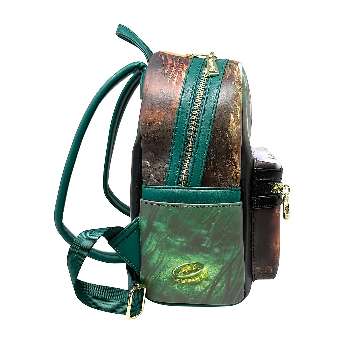 Loungefly Lord of the Rings LOTR Movie Collage Womens Double Strap Shoulder Bag Purse