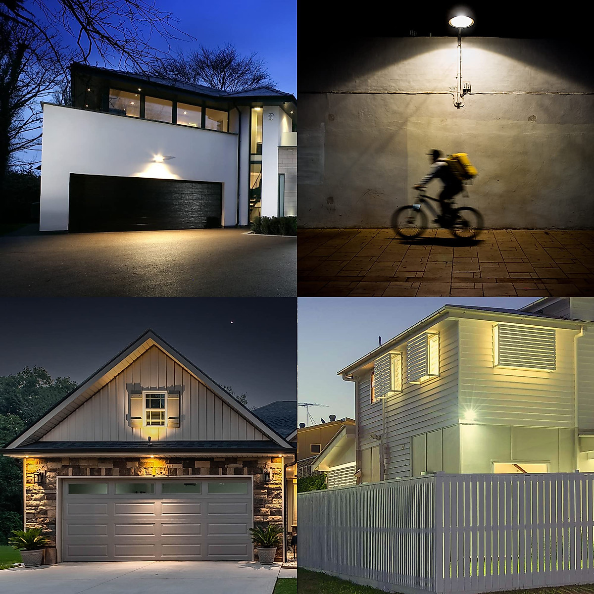 REMINDA Motion Sensor Light Bulbs Outdoor, 15W PAR38 LED Flood Light Bulb, Radar Motion Detector, Dusk to Dawn Sensor, 100 Watt Equivalent, E26 Base, 1500LM, 3000K Warm White, 2 Pack