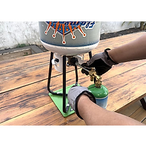 Flame King Propane Refill Fitting Adapter Valve for 1LB Camping Refillable Tank Cylinders