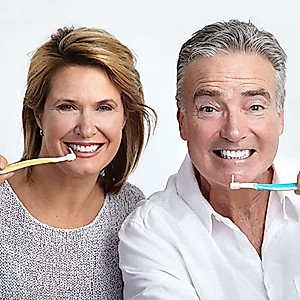 3 Pieces Reusable Dental Floss Handle with 300 Pieces Dental Floss Refill Heads Unflavored Colorful Floss Interdental Toothpick Flosser for Adults and Kids Teeth Cleaning, 3 Colors