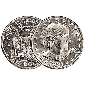 1981 P, D, S Susan B. Anthony Dollar 3 Coin Set Uncirculated