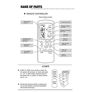 Universal Replaced Air Conditioner Remote Control fit for Galanz Amstrad Weltec WEG Vivax Yamatsu Schaub Lorenz Westinghouse GZ-1002A-E3 GZ-1002B-E3 GZ-1002B-E1 GZ01-BEj0-000