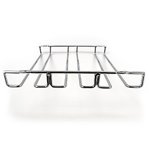 Sorbus Under Cabinet Wine Glass Rack and Stemware Holder – 3 Rows Holds up to 9 of Your Most Delicate Glassware