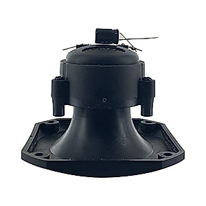 VOYZ 400 Watt 3.5” Piezo Super Horn Tweeters Aluminum Diaphragm 4-8 ohms - Black Housing with Capacitor 1 Pair (2pcs) (PET-1943)