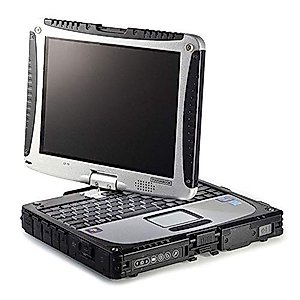 Panasonic Toughbook CF-19, MK6, 10.1 Multi Touchscreen + Digitizer, Rugged Laptop Convertible Tablet, Intel Core i5 2.60GHz, 8GB, 256GB SSD,GPS, Windows 10 Pro (Renewed)