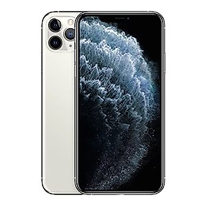 Apple iPhone 11 Pro, US Version, 256GB, Silver - Unlocked (Renewed)