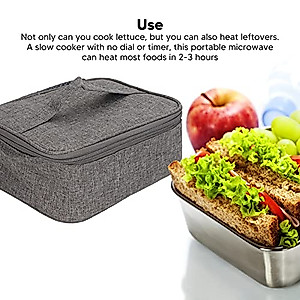 USB Heating Lunch Box Bag, Heated Lunch Box Portable Food Warmer Lunch Box Warming Lunch Box Waterproof Oxford Cloth Food Heated Thermal Bag USB Powered Lunch Box Warmer for Outdoor Picnic Office