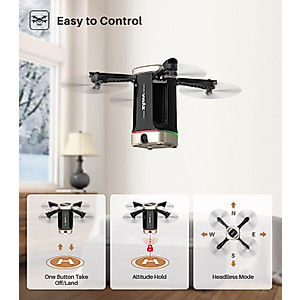 Mini Drone with Camera for Kids Adults, Syma 1080P FPV Camera Drone Foldable Quadcopter with Altitude Hold, Headless Mode, One Key Start, 24 mins Flight Time, Gifts for Boys Girls