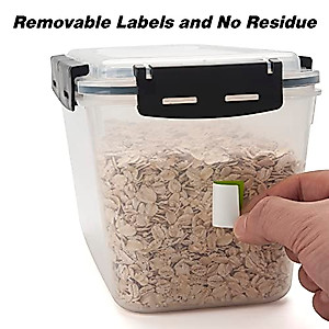 Waterproof Baby Bottle Label for Daycare Supplies,400PCS Removable Freezer Labels for Baby Food Containers, Breast Milk, Lunch Boxes, Organizing, Date Stickers to Write on-Sticky and Easy Peel Off