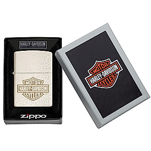 Zippo Harley-Davidson Logo Mercury Glass Pocket Lighter