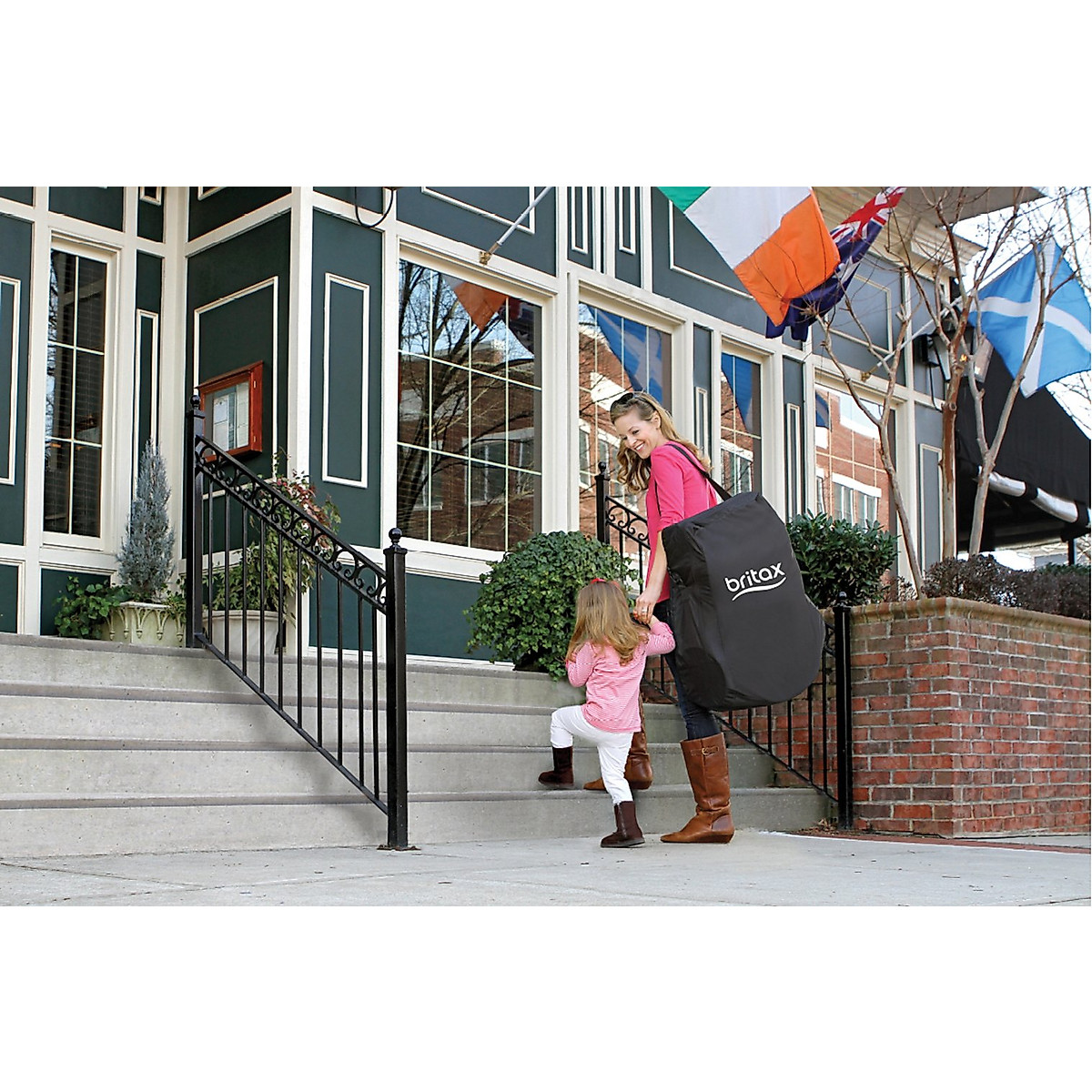 Britax B-Agile, B-Free, and Pathway Single Stroller Travel Bag with Removable Shoulder Strap