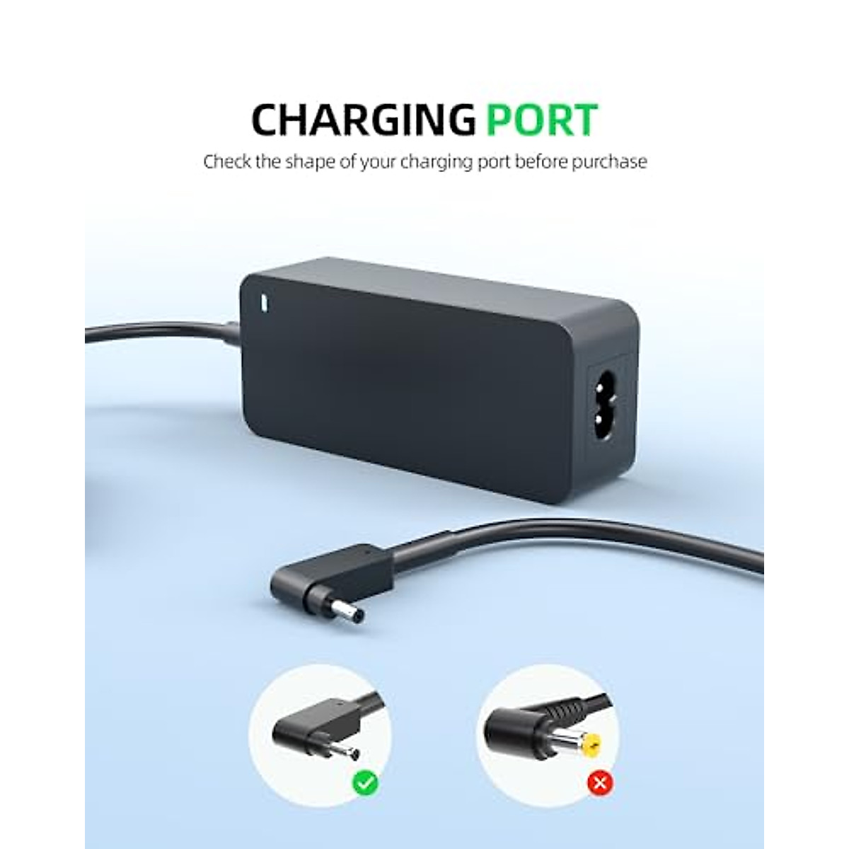 AC Charger Fit for Acer Swift 3 SF314-57 SF313-53 SF314-59 SF313-53G SF314-56G SF314-57-57BN SF314-57-59EY SF314-42-R9YN SF314-42-R6T7 SF313-51-86QH Laptop Adapter Power Supply Cord