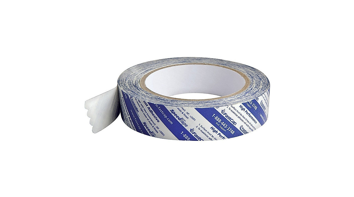 FastCap Laminate Tape 2-Sided 1 Inch x 50 Feet Clear - Strong Bond