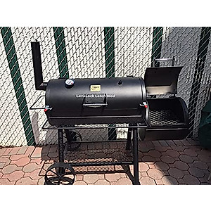 LavaLock® clamps compatible with Oklahoma Joe's Smoker Lid Latch Kit for Longhorn, Highland, 3 in 1 cook chamber lid 2 pack