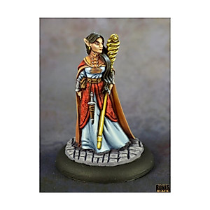 Reaper Miniatures: 44008 - Anthanelle Female Elf Wizard Bones Black Fantasy Plastic Miniature