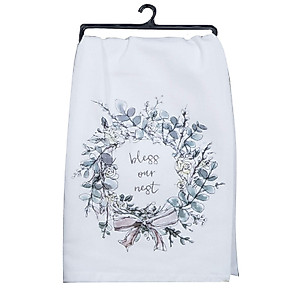 Kay Dee Designs Bless Our Nest Floral Farmhouse Kitchen Towels, Bundle of 2