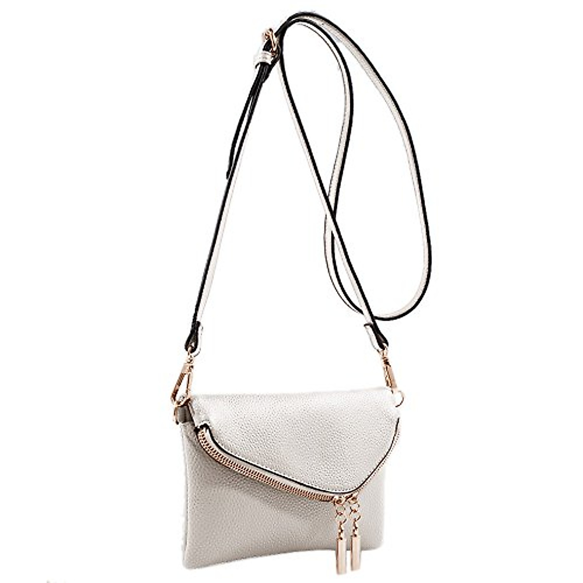 MKF Crossbody Bags for Women – Small PU Leather Crossover Lady Fashion Shoulder Handbag – Side Messenger Purse