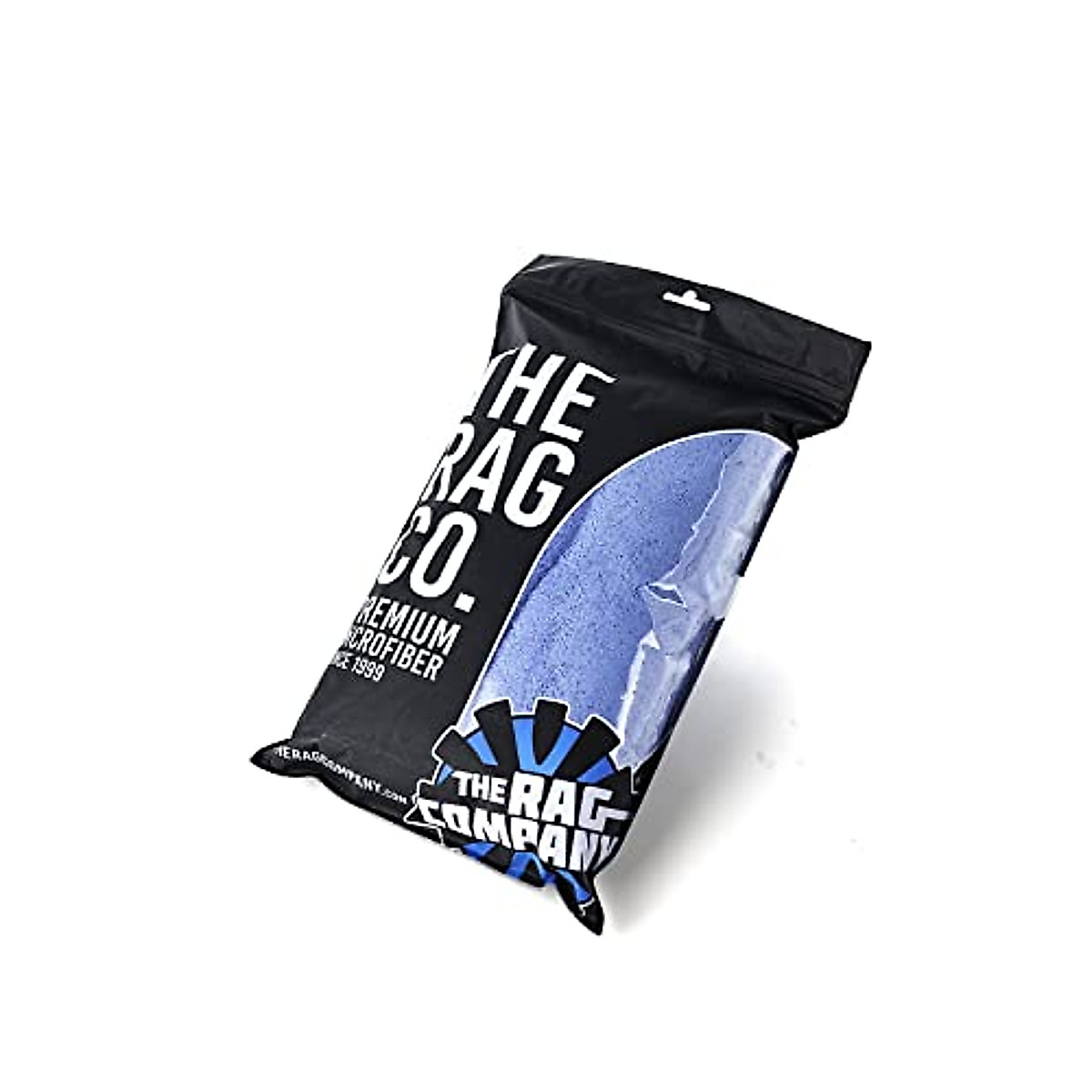 The Rag Company - Eagle Edgeless 500 (4-Pack) Professional Korean 70/30 Blend Super Plush Microfiber Detailing Towels, 500GSM, 16in x 16in, Blue