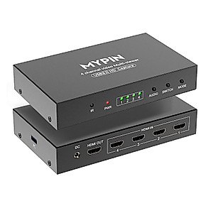 USB3.0 HDMI Video Capture Card, 4-Channel 1080P@60fps HDMI Game Caputre for Multi-Channel Live Streaming with Loop Out for Xbox One/ PS4/ Wii U/Nintendo Switch