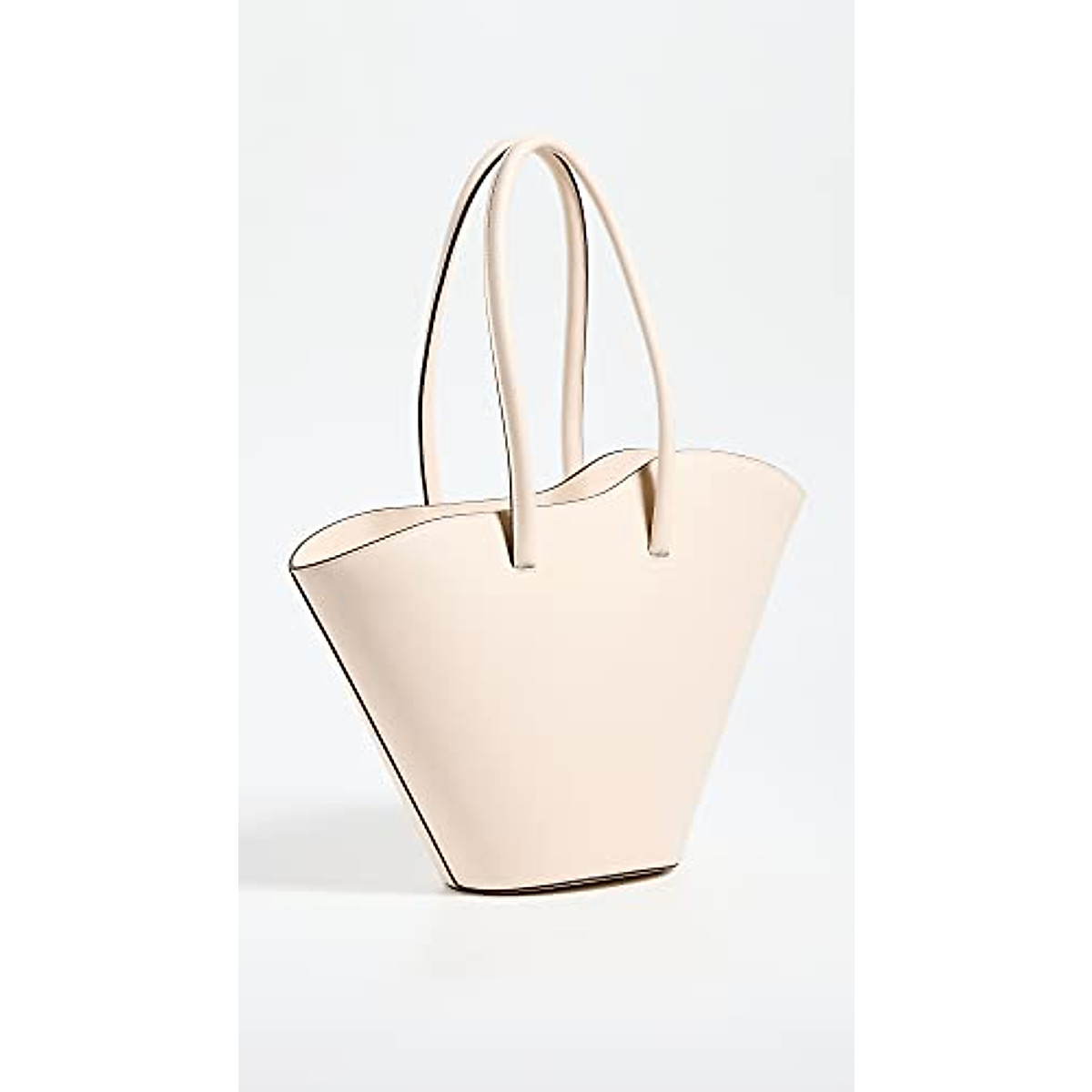 Little Liffner Women's Tall Tulip Tote, Light Beige, Off White, One Size