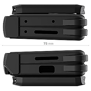 Ghostek EXEC Wallet Case for Galaxy Z Fold 4 - Magnetic Credit Card Holder, Hinge Protection, Wireless Charging, 7.6" Screen (Black)