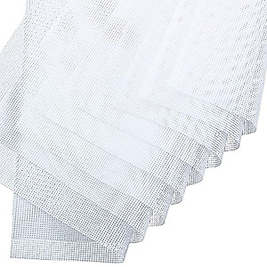 8 Pieces Silicone Dehydrator Sheets Mesh Dehydrator Trays Non-stick Food Fruit Dehydrator Mats Reusable Steamer Mesh Mat for Fruit Food Dryer Square 14 x 14 Inch