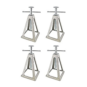 Dumble RV Stabilizer Jacks Camper Leveling Blocks 4-Pack – Heavy Duty Leveling Blocks for Trailer, Camper, Motorhome