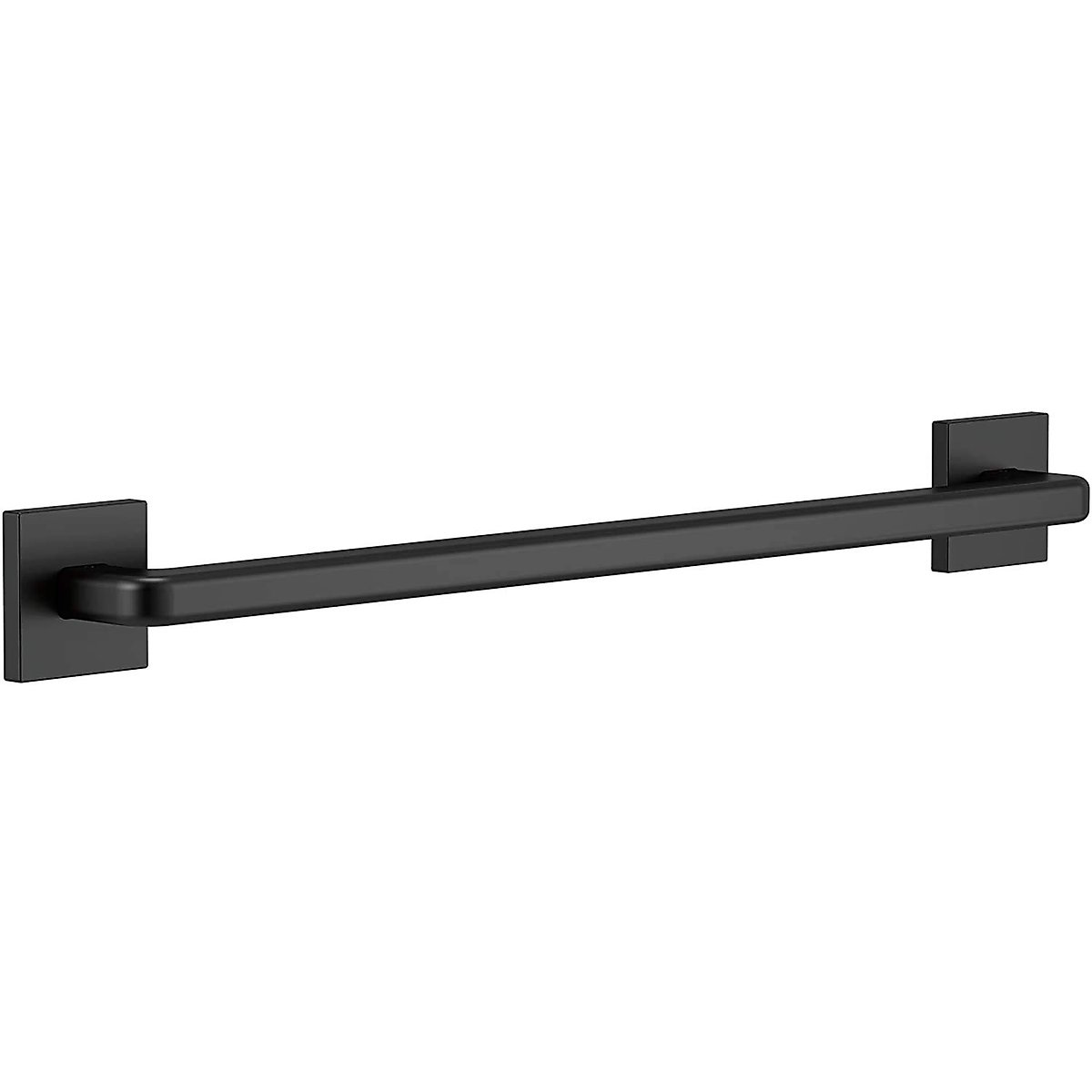 Delta Faucet 41924-BL Modern Angular Concealed Screw ADA-Compliant Decorative Grab Bar, 24 in x 1-1/4 in, Flat Black