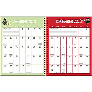 Sarah's Scribbles 16-Month 2023-2024 Weekly/Monthly Planner Calendar: Get It Together!