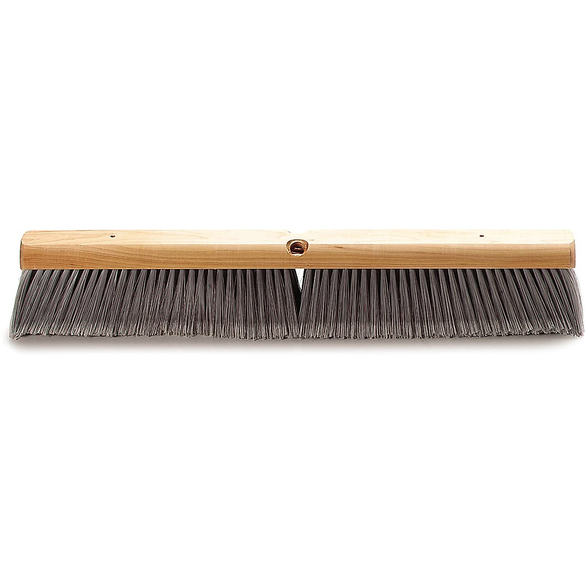 SPARTA 4501423 Flo-Pac Flagged Fine Floor Sweep, Polypropylene Bristles, 24" Block Size, 3" Bristle Trim, Gray