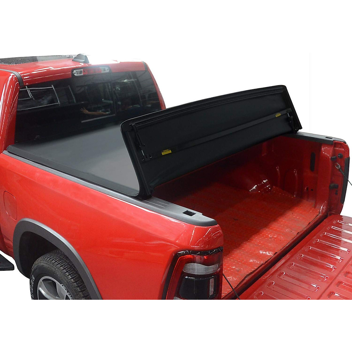 KSCPRO Quad Fold Tonneau Cover Soft Four Fold Truck Bed Covers for 2015-2023 Ford F-150 F150 with 5.5 ft Bed, Styleside