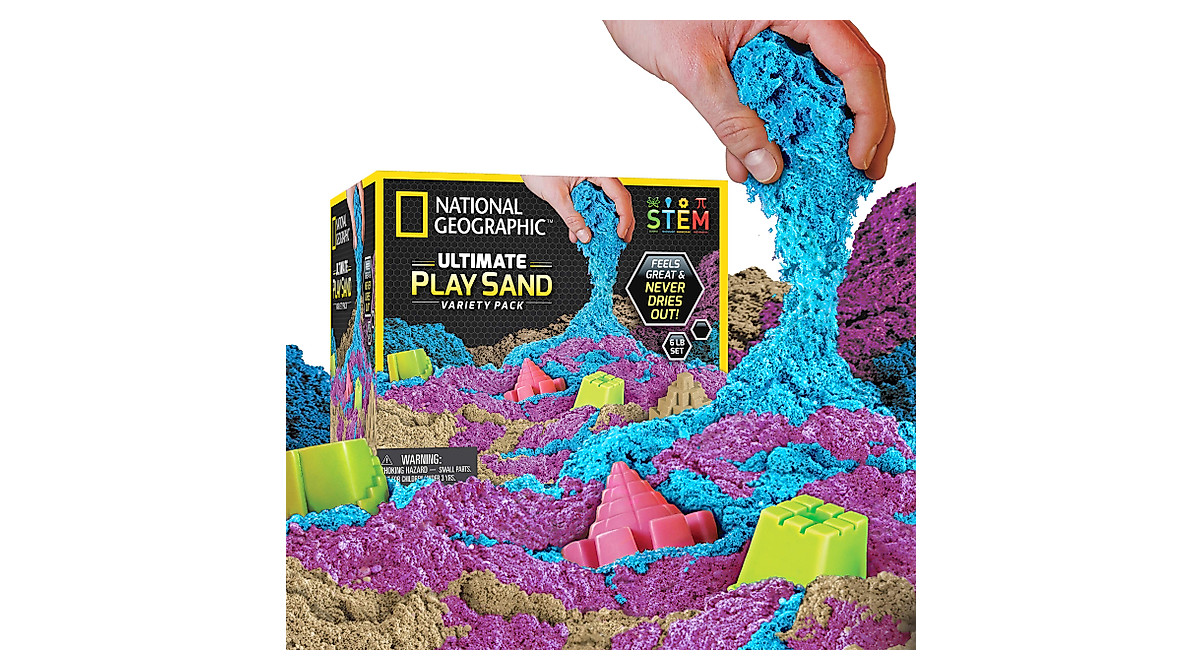National Geographic Moon Sand Combo Pack for Kids