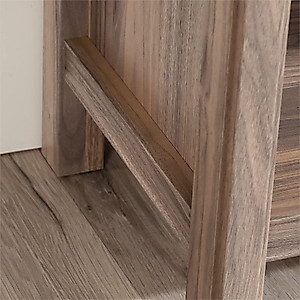 Sauder Costa Engineered Wood 5-Shelf Bookcase in Washed Walnut