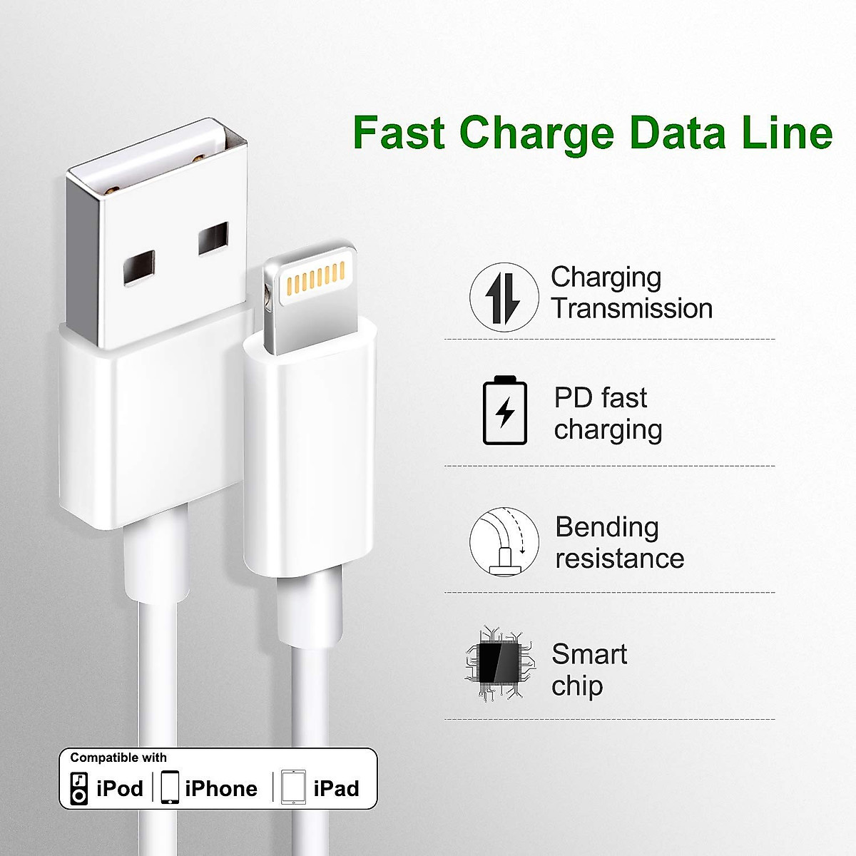 Atill iPhone Charger 3Pack 9FT Lightning Cable Extra Long iPhone Charger Cable Charging Cable Cord Compatible iPhone 13/12/12Pro/12ProMax/11/11Pro/11Pro MAX/XS/XS MAX/XR/X/8/8Plus/7/7Plus and More