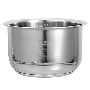 RORPOIR Rice Cooker Liner 2L Cooker Inner Tank Rice Cooker Accessories Electric Cooker Accessories Inner Rice Cooker Pot Power Cooker Parts Inner Pot Cooking Supplies Stainless Steel Instant