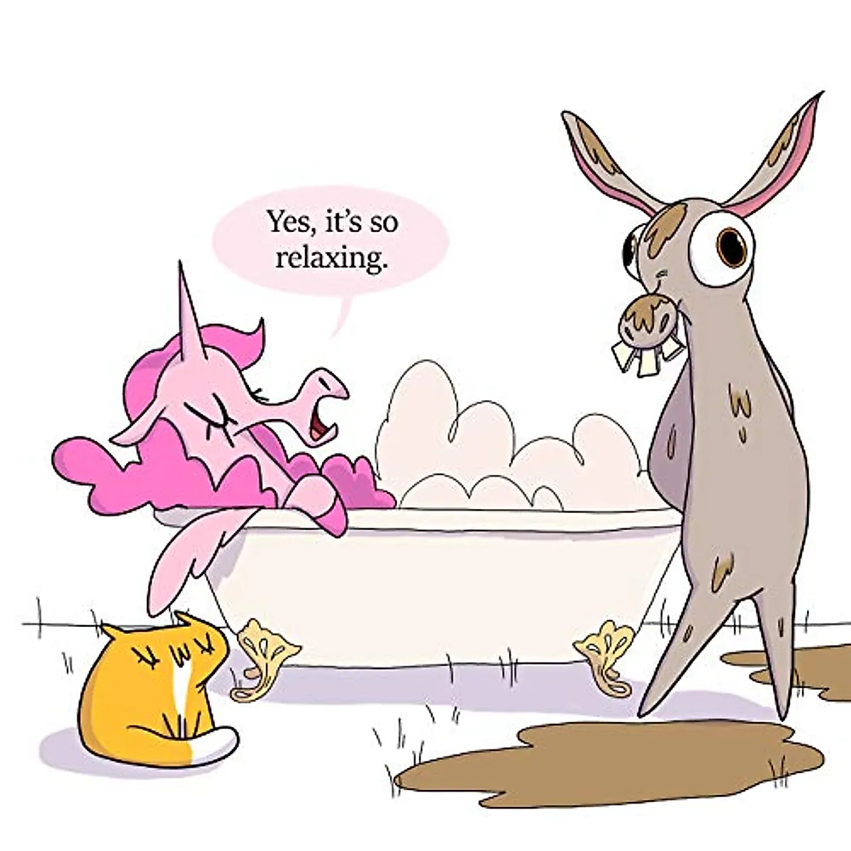 Donkeys can't take bubble baths!: A Hilariously Silly Story about Being Open-Minded and Trying New Things