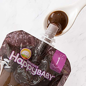 Happy Baby Organics Clearly Crafted Stage 1 Baby Food 1 Prunes 3.5 Ounce (Pack of 8)