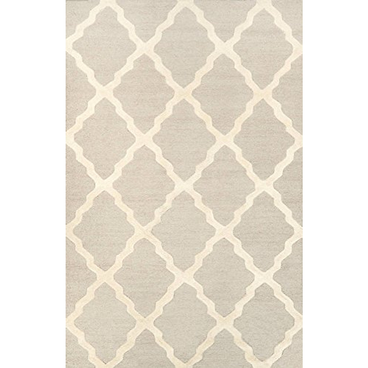 nuLOOM Hand Hooked Marrakech Trellis Area Rug, 2' x 3', Tan