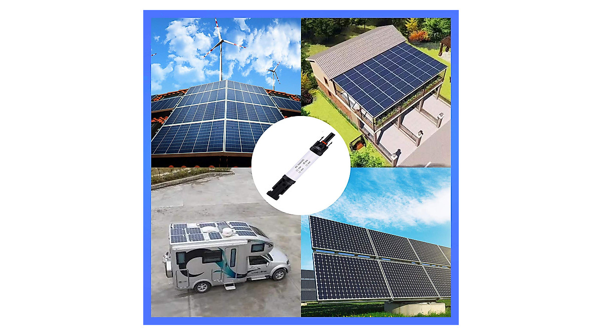 Pvfarosh 20A Waterproof Solar Fuse Holder Connector
