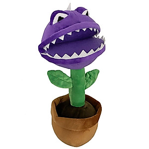 Monuva 10" Plant Monsters PVZ Soft Plush Toy Defender Vs Plants Zombies - Chomper