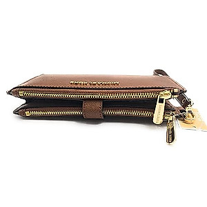 Michael Kors Women's Jet Set Travel Dbl Zip Wristlet No Size (Luggage)