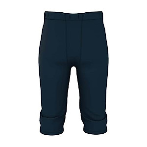 Alleson Athletic Men's Standard Adult Integrated Knee Pad Football Pant, Navy, X-Large