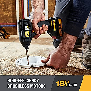 Cat® 18V 1 FOR ALL Cordless Hammer Drill & Impact Driver Combo Kit with 2 Batteries -DX12K, Black