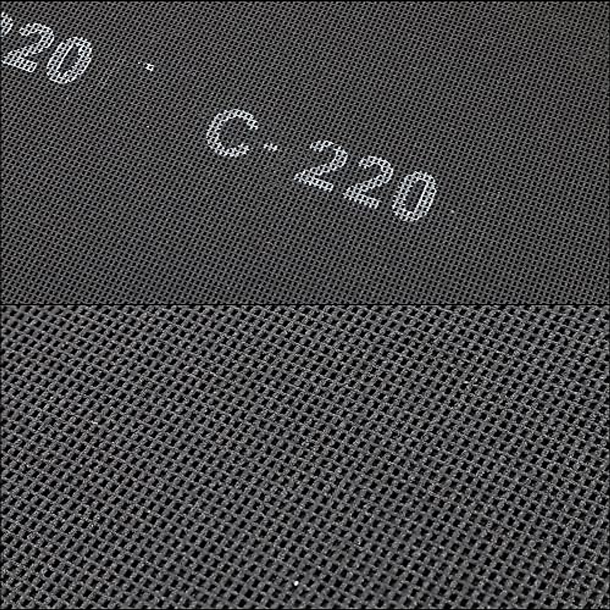 HUAALIUCHE 17" Sanding Screen Discs - Mesh Floor Sanding Screen - Black Silicon Carbide - for Wood Floors (10 Pack, 220 Grit)