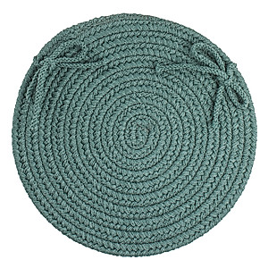 Solid Chair Pad, Teal