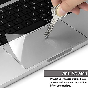 2Pcs Trackpad Protector Touch Pad Cover Skin for 2022 MacBook Air 13” M2 Chip Model A2681 Waterproof Anti Scratch Laptop Accessories (Clear)