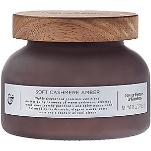Better Homes & Gardens. 18oz Scented Candle, Soft Cashmere Amber 2-Pack, 34658