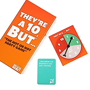 They're a 10 But...The Hot or Not Party Game - Fun Card Games for Adults by What Do You Meme®