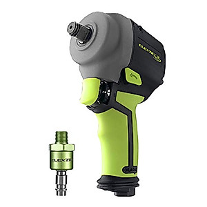 Flexzilla Pro Mini Impact Wrench, 1/2" Drive, with High Flow Ball Swivel Plug - AT1475FZ