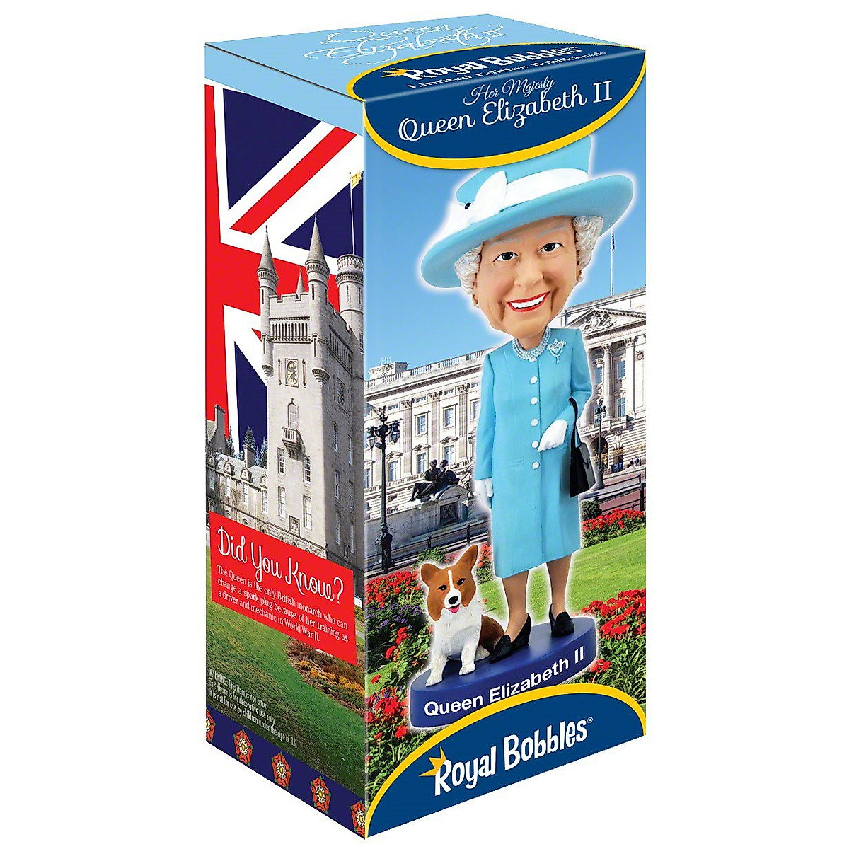Royal Bobbles Queen Elizabeth II Collectible Bobblehead Statue